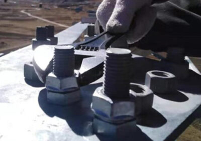 Fastening Electrical Cross Arms of Transmission Towers - HARDLOCK NUT ...